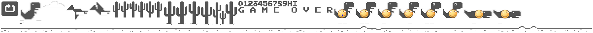 Dinosaur Game from Google Chrome remake